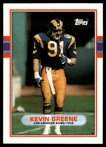 1989 Topps Kevin Greene Los Angeles Rams #134 | eBay