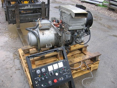 15KVA GENERATOR WITH DEUTZ DIESEL AIR COOLED ENGINE EX BRITISH ARMY ...