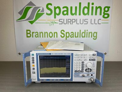 Rohde Schwarz FSV30 10 Hz - 30 GHz Signal / Spectrum Analyzer - MFG ...
