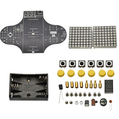 Upgraded Electronic DIY Game Console Kit Soldering Practice Kit with ...