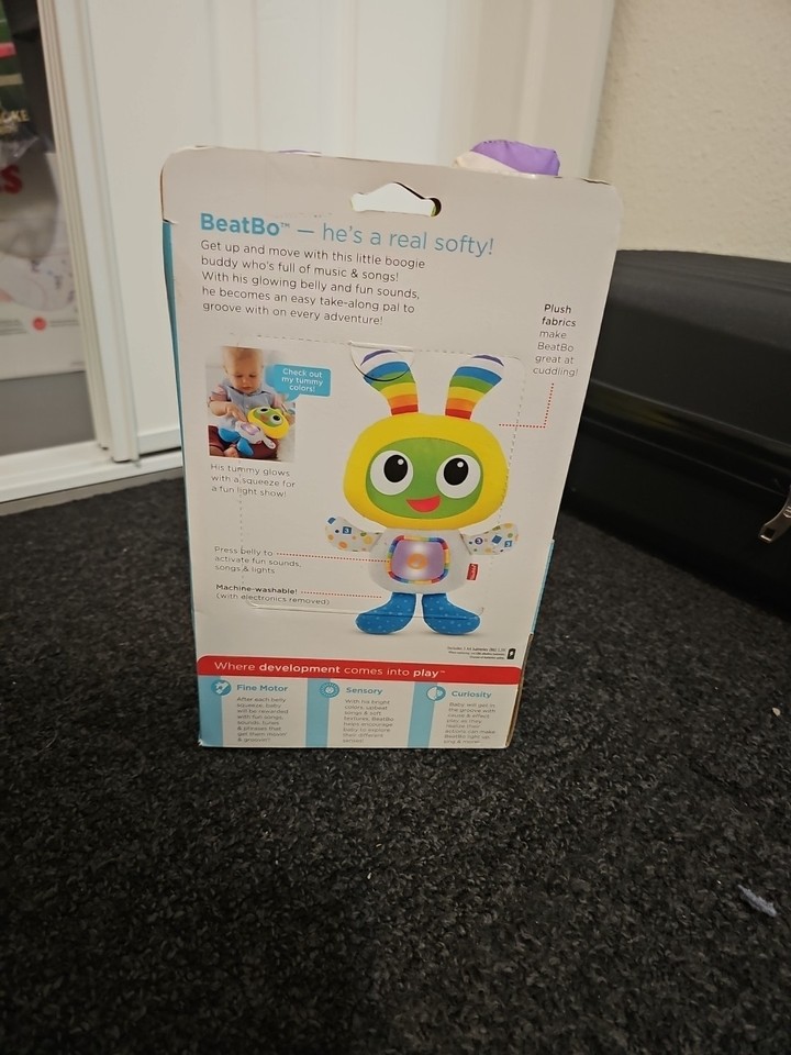 Bright Beats Groove & Glow Beatbo Musical Plush Toy Fisher Price NIB ...