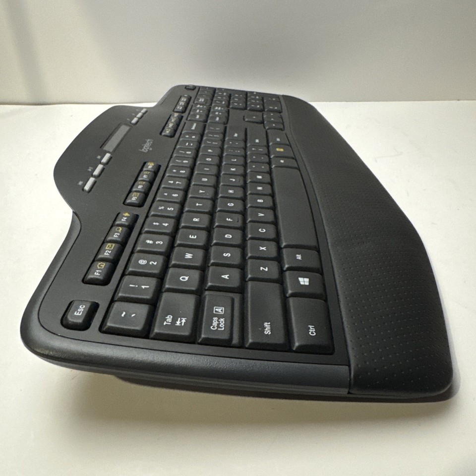 Logitech K710 Wireless Keyboard Built-In LCD Status No USB Dongle | eBay