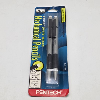 2 Pack 2007 Pentech Sensor Pro Mechanical Pencils .5mm Vtg NOS 34165 ...