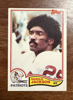 Harold Jackson, 1982 Topps, #154, New England Patriots, | eBay