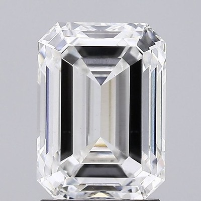 2.53ct Emerald Lab Grown Loose Diamond GIA Certified F/VS2 +Free Ring 7471099219 | eBay