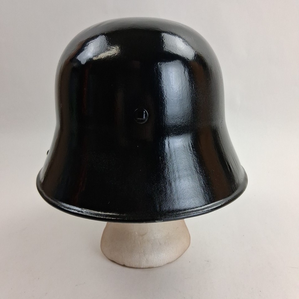 WW1 WWI Imperial German Stahlhelm M1918 Black Painted Helmet BF64 | eBay