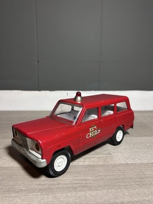 Vintage 1966/68 Tonka Red Fire Chief Jeep Wagoneer Vintage Clean | eBay