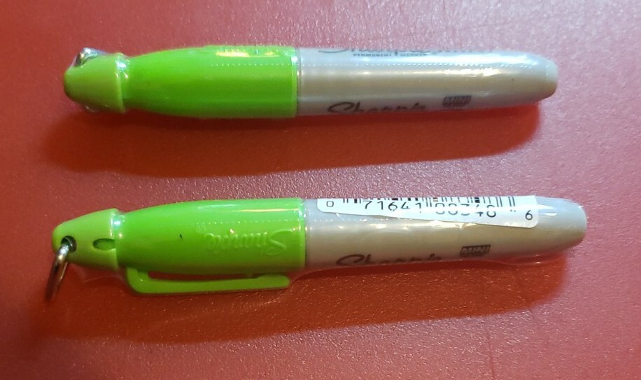 Sharpies New & Sealed! 5x Mini Sharpie Lot ~ Lime Green with Clip ...