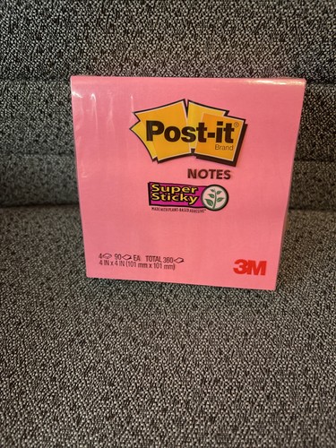 Post It Super Sticky Notes (4x4) | eBay