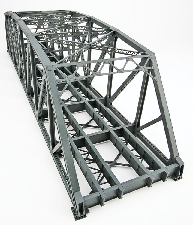 Walthers HO Scale ~ Double Track Railroad Arched Pratt Truss Bridge Kit ...