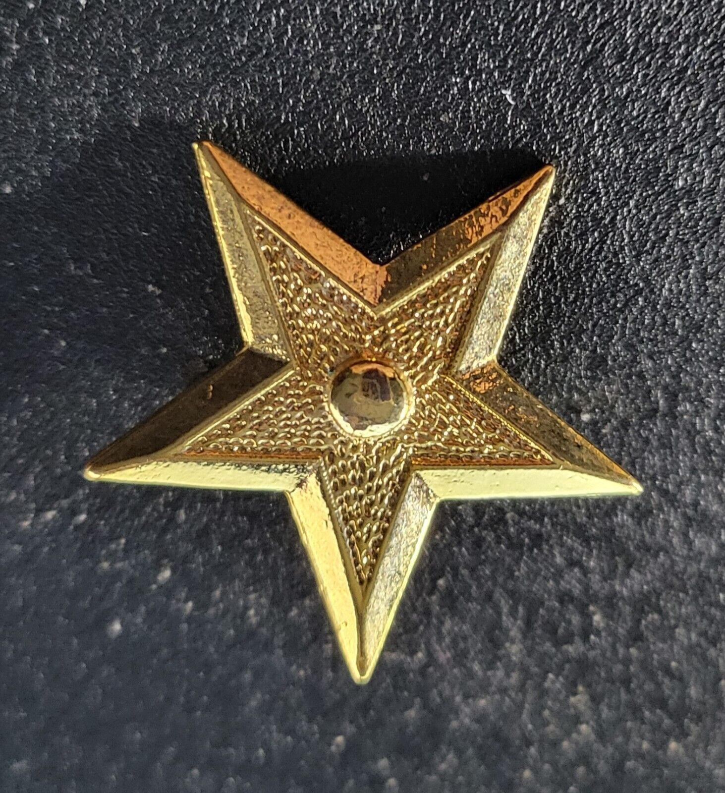 Officers pin OES Worthy Patron gold 1 inch tall gate back | eBay