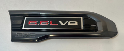 2020-2023 GMC Sierra 2500/3500HD 6.6L V8 RF Right Fender Badge OEM ...