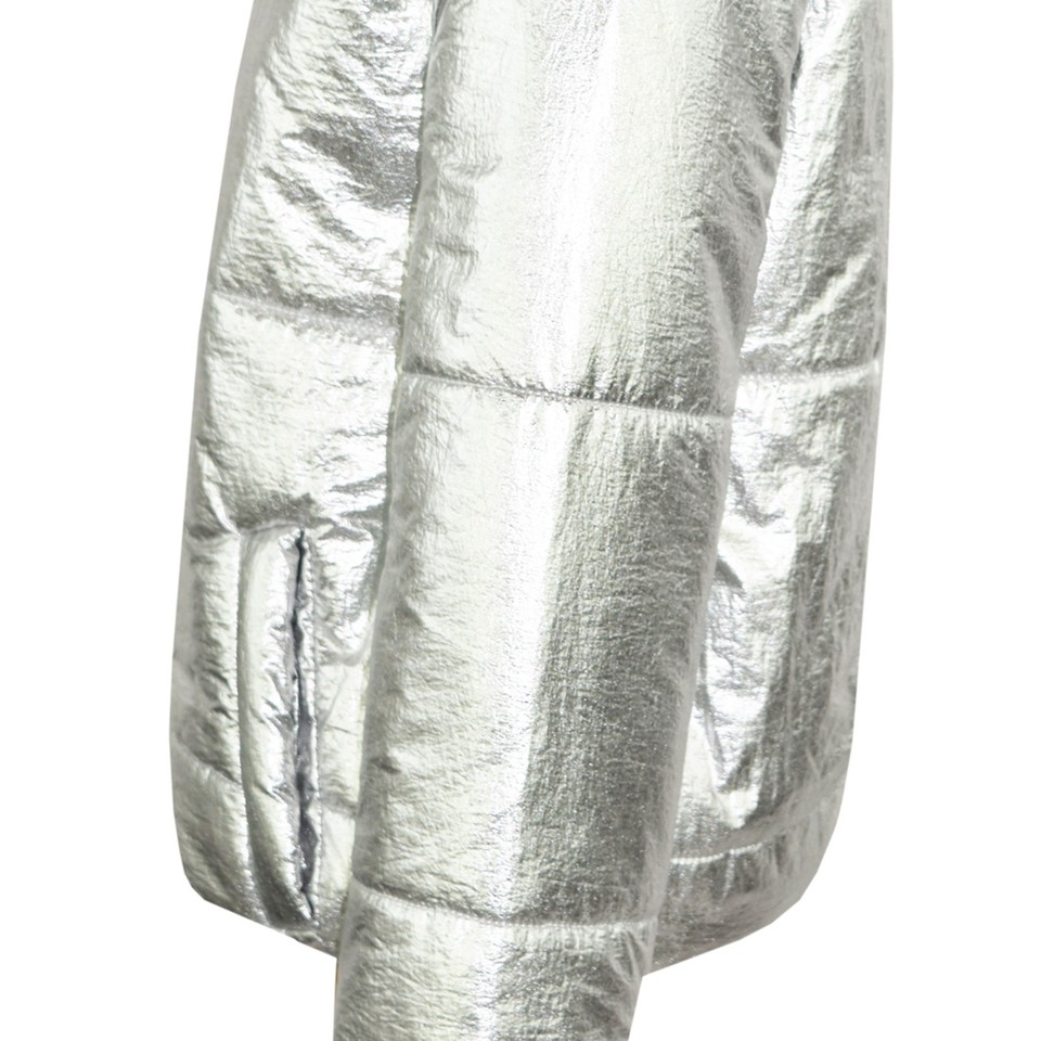 Kids Girls Wetlook Cropped Jacket Padded Quilted Puffer Bubble Jackets ...