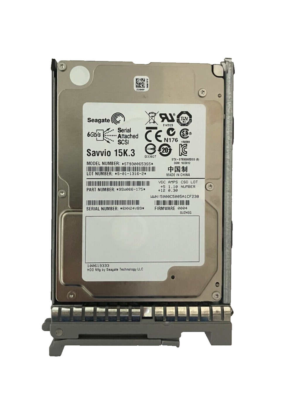 SEAGATE ST9300653SS HDD 300GB SAS 6Gb/s 2.5" 15K 9SW066-175 512 b/s | eBay