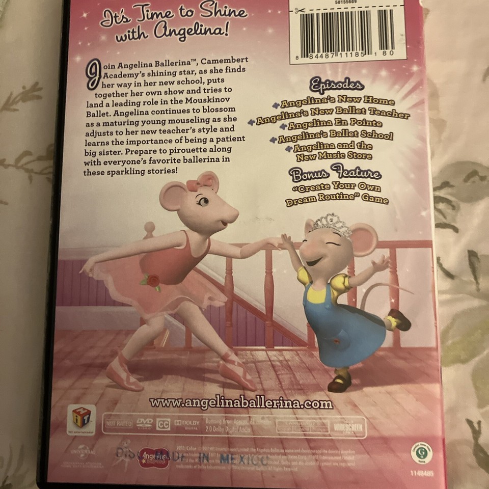Angelina Ballerina: Ballet Dreams (DVD, 2012) 5 Episodes Plus Bonus ...