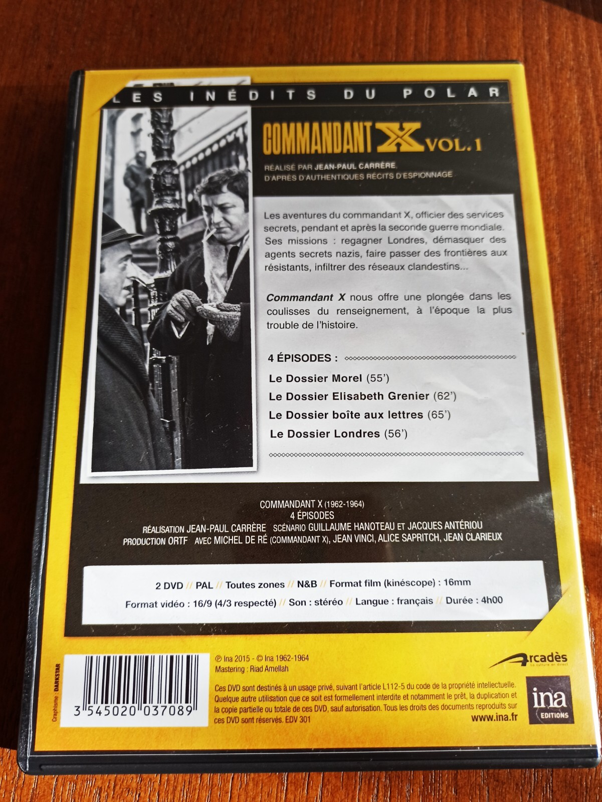 Dvd commandant x volume 1 les inedits du polar | eBay