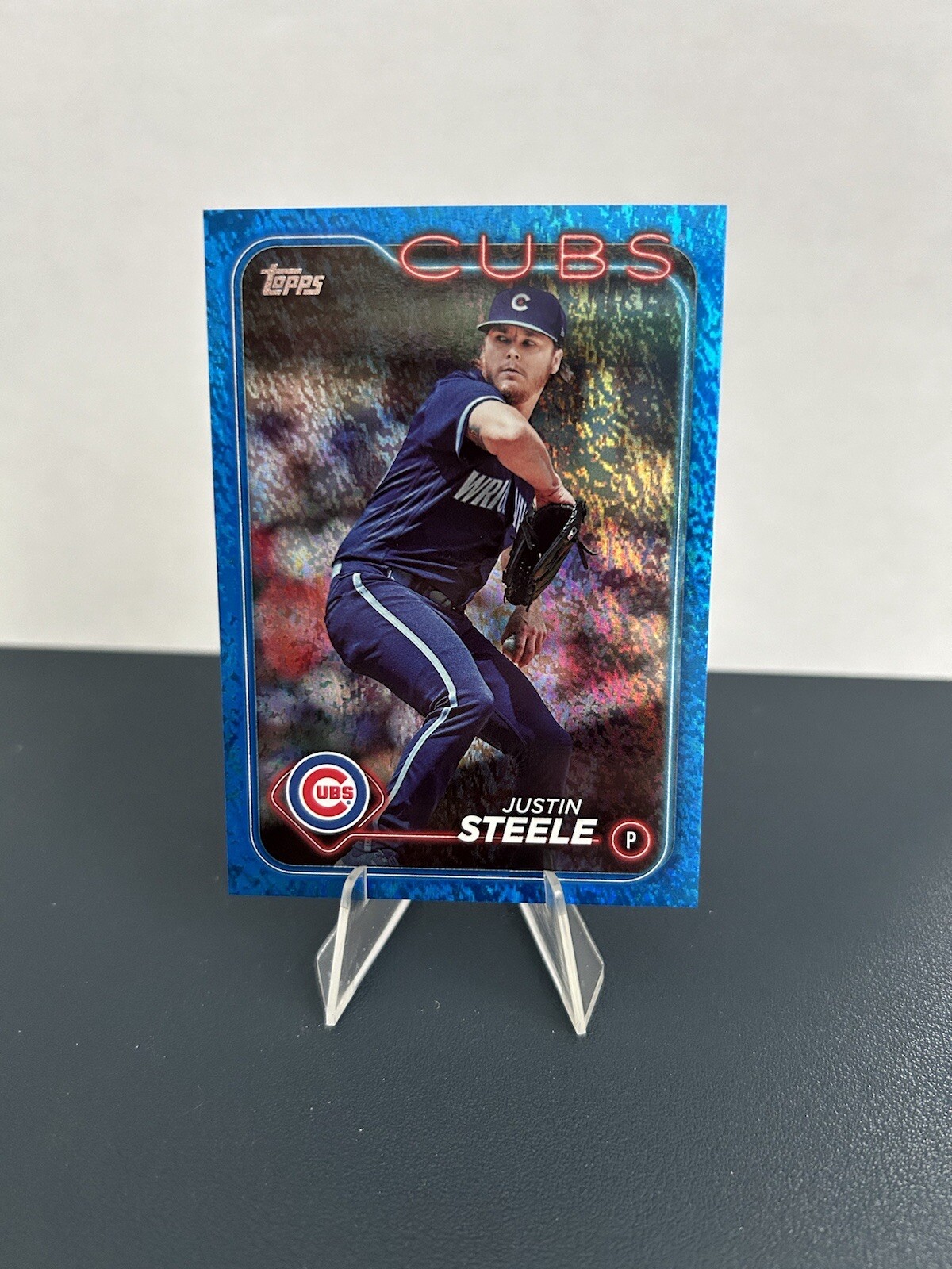 2024 Topps Series 1 Justin Steele Blue Foil /999 Chicago Cubs #318 | eBay