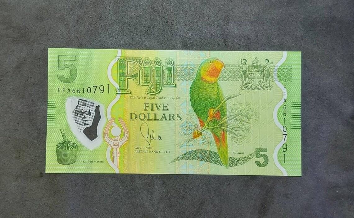 Fiji rare 2013 polymer banknotes for collectors ~ MegaMinistore