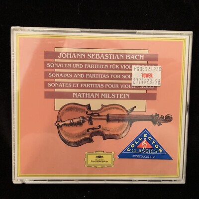 NATHAN MILSTEIN violin - BACH Sonatas & Partitas for Solo Violin DG 2CD ...