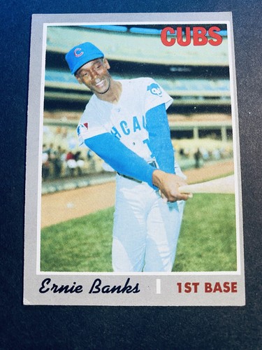 1970 Topps Baseball Ernie Banks Chicago Cubs High Number Card # 630 ...