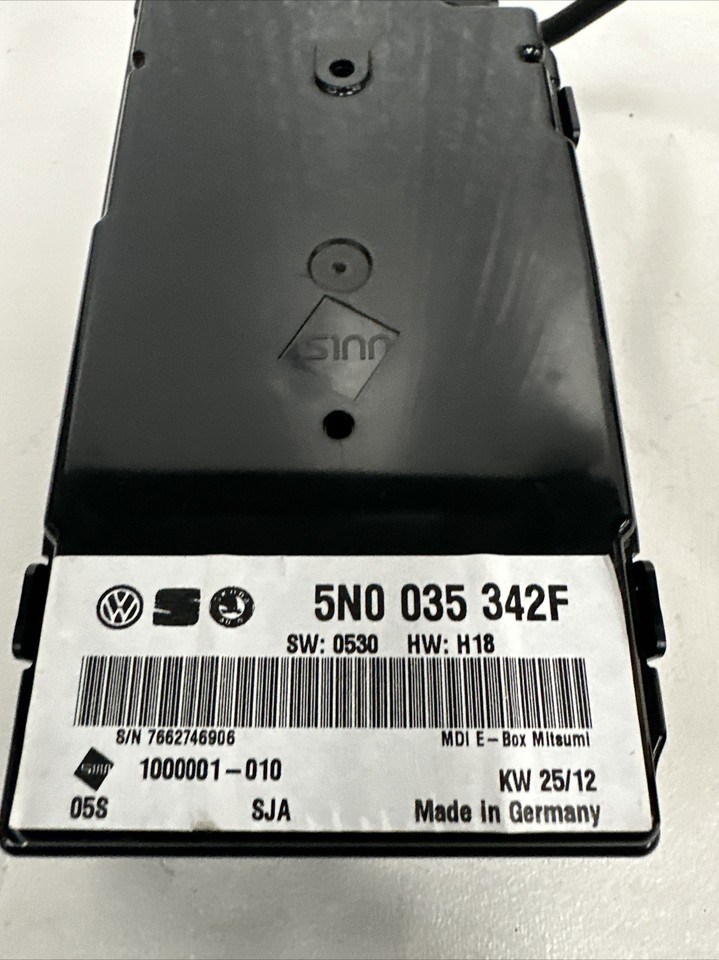 2012-14 VW JETTA PASSAT MULTI MEDIA INTERFACE UNIT MODULE 5N0 035 342 F ...