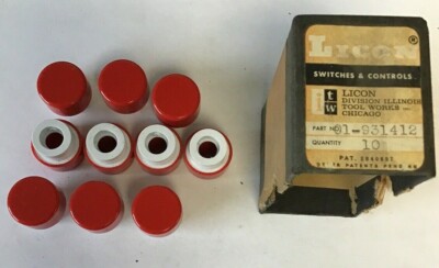 LICON SWITCH COMPONENTS 01-931412 PUSHBUTTON CAP***LOTOF10*** | eBay