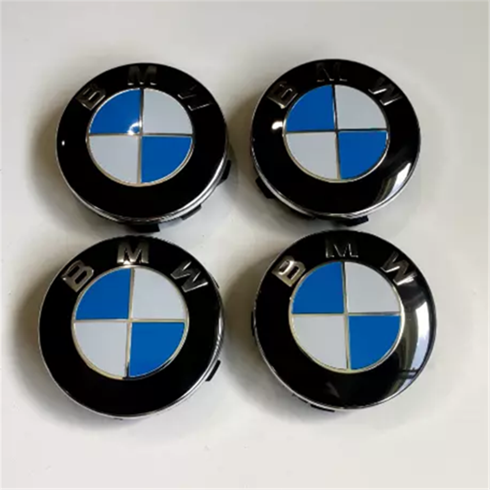 4Pcs For BMW 68mm Wheel Center Hub Caps Logo Badge Emblem Rim Hubcaps ...