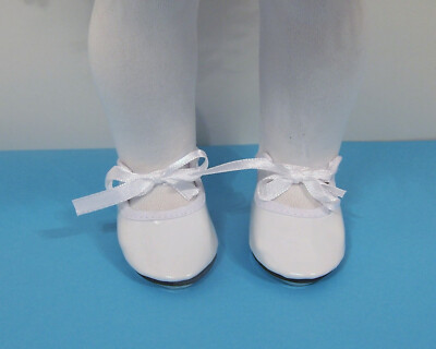 WHITE Patent Tap-Dance Doll Shoes For 18" American Girl (Debs*) | eBay