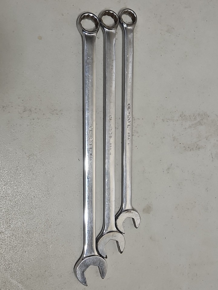 Lot Of 3 MAC TOOLS Long Combination Wrench Set 5/8”,11/16",3/4" | eBay