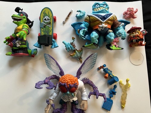 Mondo TMNT Vinyl Figures Mondo Gecko Ray Fillet Baxter Stockman Loose ...