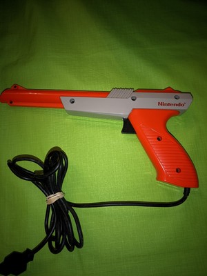 Official Orange Nintendo NES-005 Zapper Light Gun Controller Tested ...