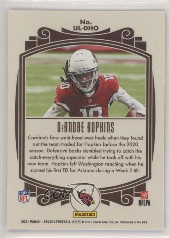 2021 Panini Legacy Under the Lights DeAndre Hopkins #UL-DHO | eBay