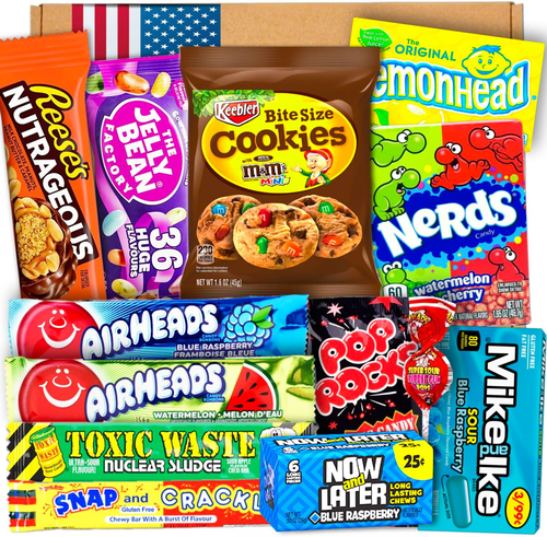 Candy Fun USA SWEETS Candy Box | Importazione Regalo per Compleanni 11 ...