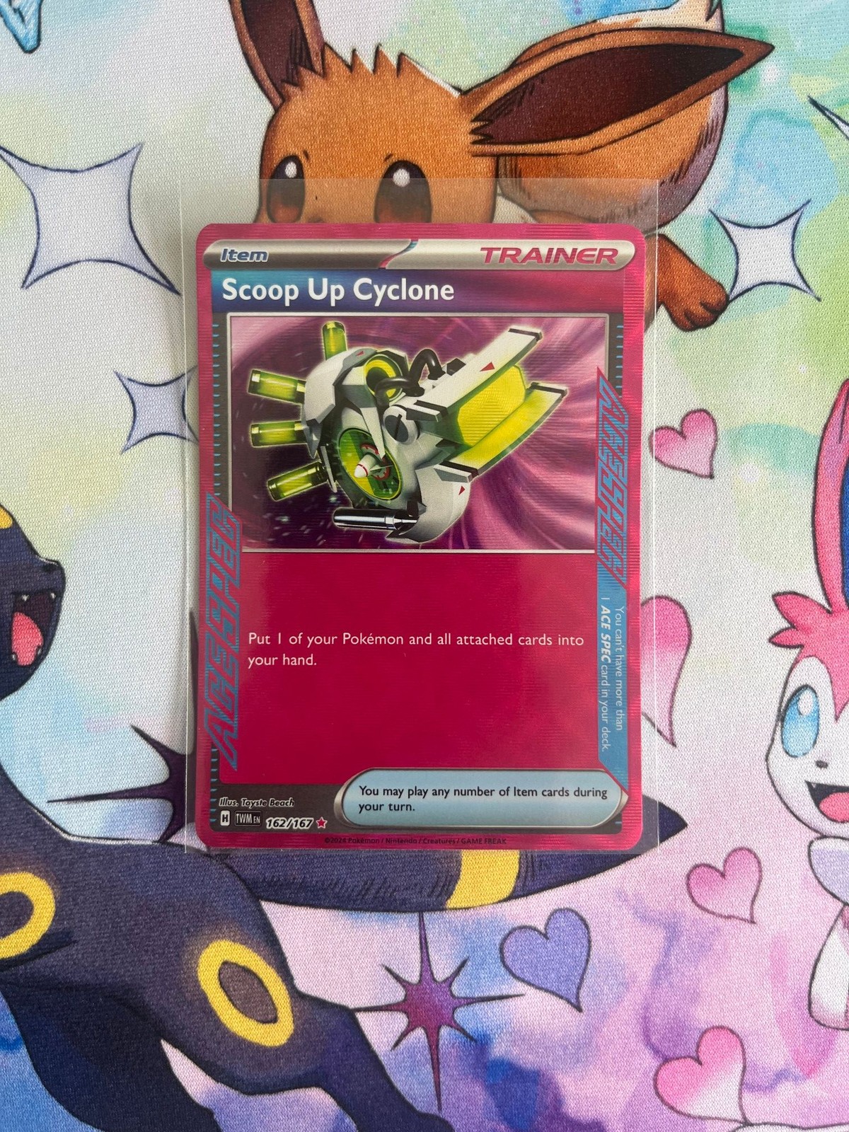 Scoop Up Cyclone 162/167 ACE SPEC Rare Twilight Masquerade Pokemon NM ...