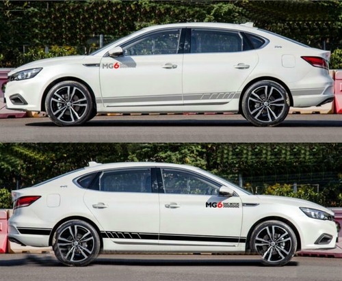 Graphics Vinyl Side Skirt Stripe Car Sticker Decal Fit For MG6 MG3 ...