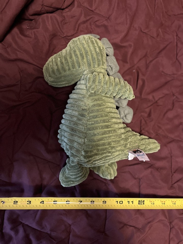 JELLYCAT Roy Gator Green Corduroy Alligator Crocodile Plush Stuffed ...