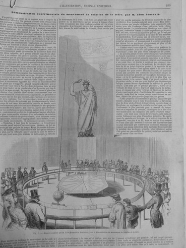 1851 1887 ROTATION TERRE DEMONSTRATION LEON FOUCAULT PENDULE 2 JOURNAUX ...