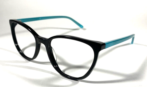 Archer & Avery AA W1015 Eyeglasses Frame Black/Teal Size: 51-17-140 | eBay