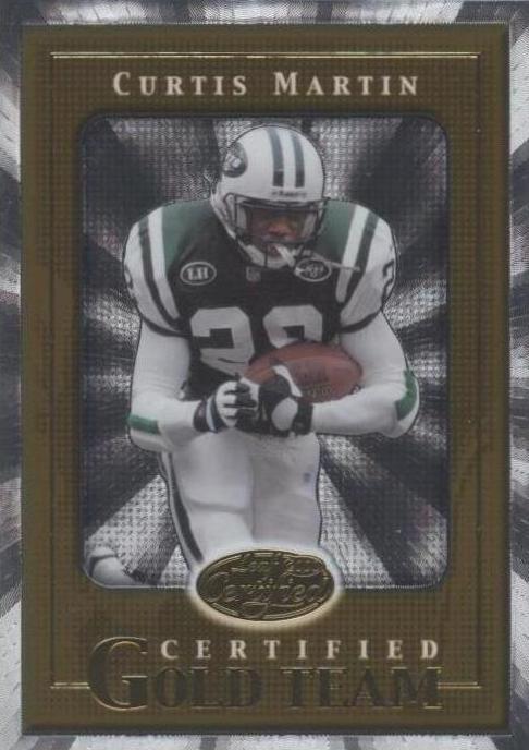 2000 Leaf Certified - Gold Team Curtis Martin #CGT 27 for sale online ...