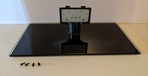 COMPLETE WITH SCREWS USED JVC GLASS SWIVEL STAND BASE FOR MODEL NUMBER ...