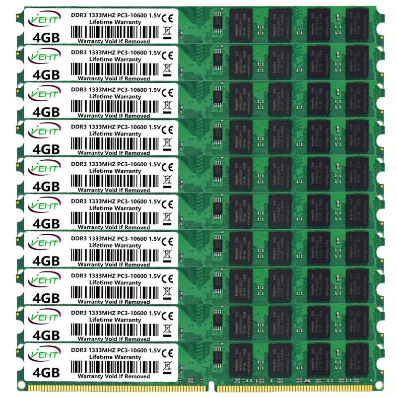 DDR2 DDR3 2GB 4GB 8GB Desktop Memory Ram PC2 667 800Mhz PC3 1066 1333 ...