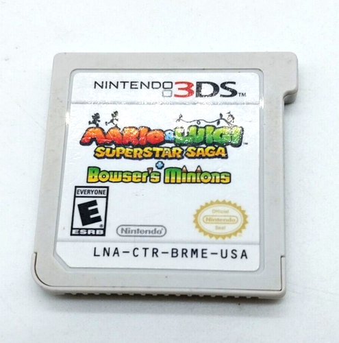 Mario & Luigi Superstar Saga Bowser's Minions Nintendo 3DS Cartridge ...