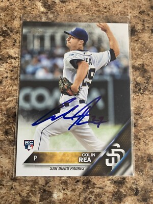 Colin Rea Signed 2016 Topps Auto Chicago Cubs San Diego Padres | eBay