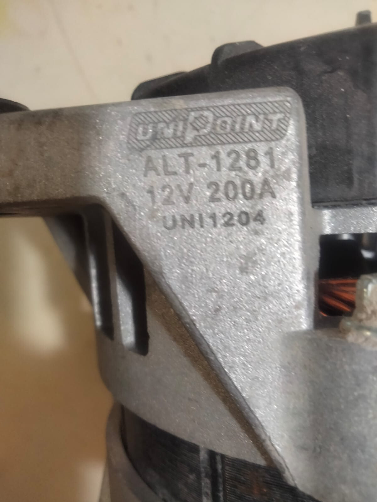 GENUINE UNIPOINT ALTERNATOR 12V 200A ALT-1281 for sale online | eBay