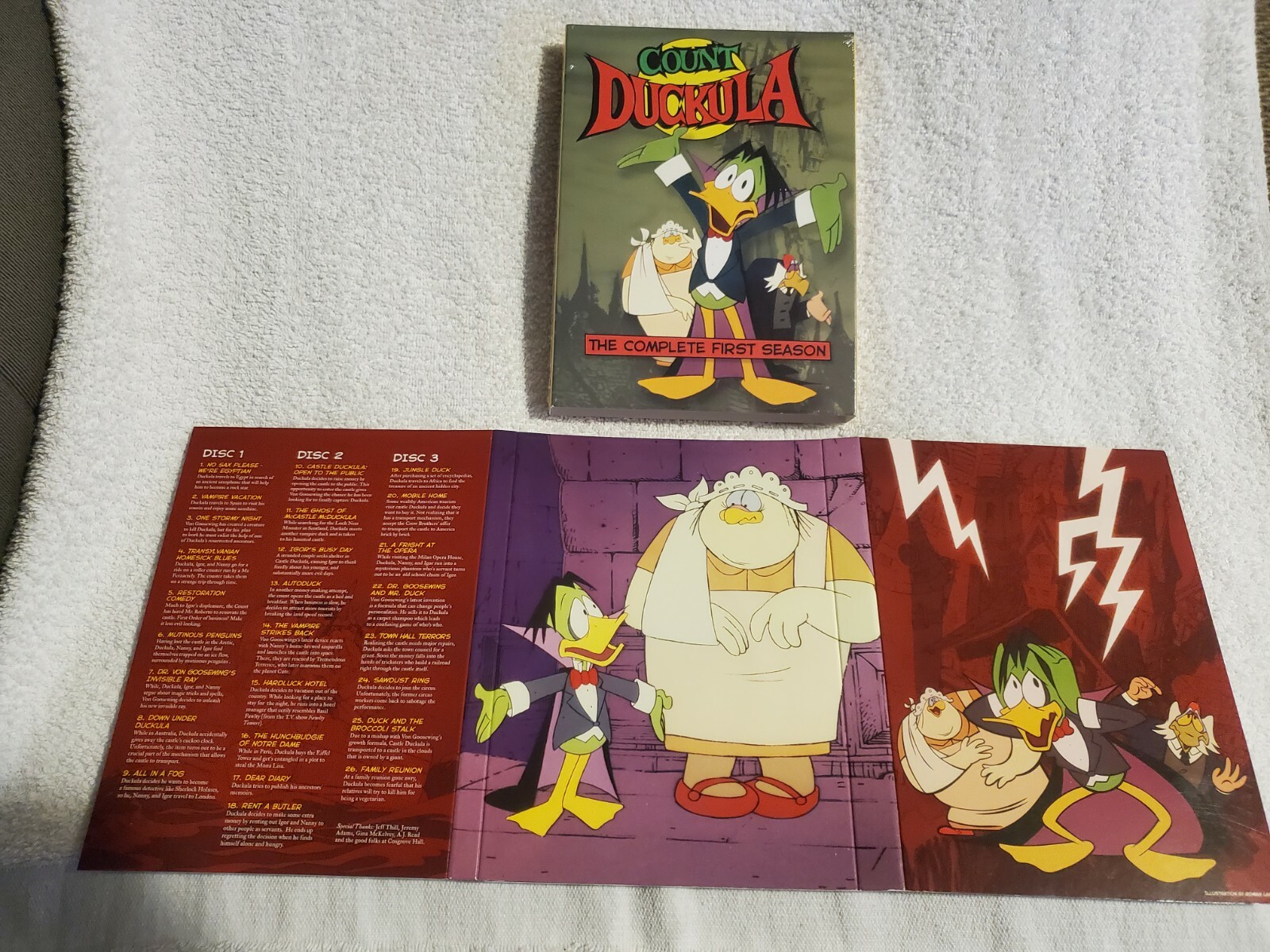 Count Duckula - The Complete First Season (DVD, 2005, 3-Disc Set) for ...