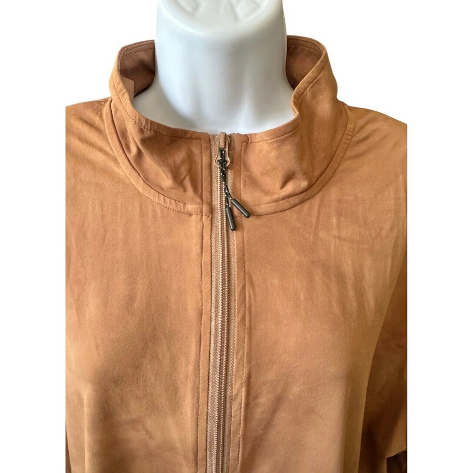Glyder Quarter Zip Women's Pullover Long Sleeve Athletic Top Camel Size ...