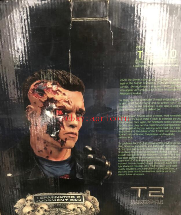 The Terminator T1000 Bust Statue Figure Painted Model Collectible ...