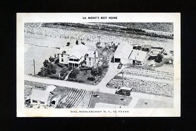 Vintage RPPC Real Photo Postcard Lamont's Rest Home 1950 Middleburgh NY ...