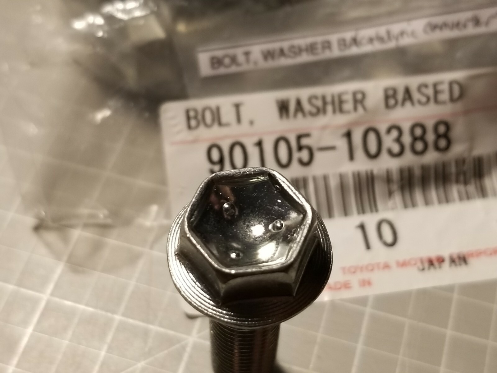 90105-10388 Toyota OEM catalytic converter BOLT, WASHER BA | eBay