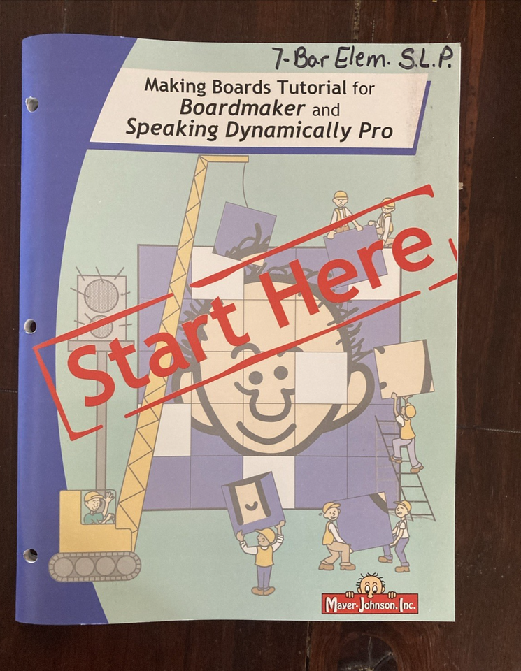 Boardmaker Bundle – Tutorial CD, BM User Guide, Speaking Dynamically Pro | eBay